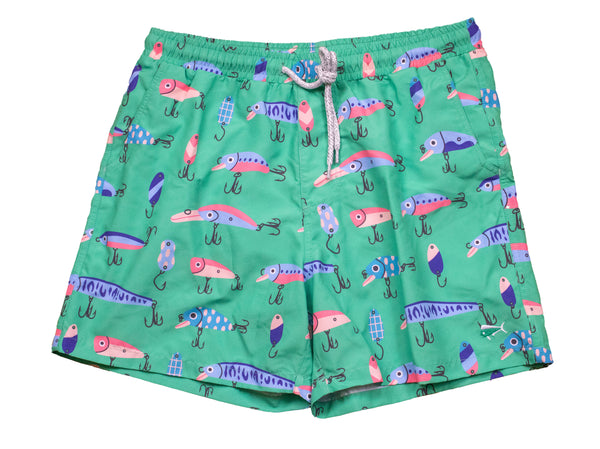 Men's Printed Swim - Hooked - Seafoam | SOUTHERN LURE - Southern Lure