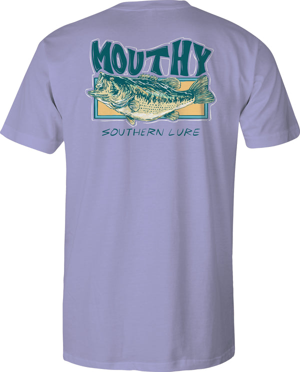 Adult Short Sleeve Tee Mouthy - Lilac | SOUTHERN LURE - Southern Lure