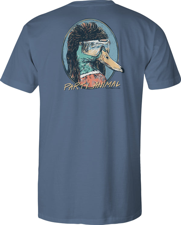Adult Short Sleeve Tee Party Animal - Slate | SOUTHERN LURE - Southern Lure