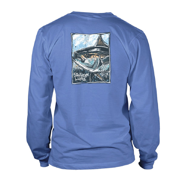 Adult Long Sleeve Tee - Close Up - Dusk | SOUTHERN LURE - Southern Lure