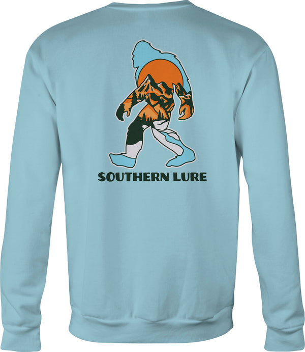 Youth Crew Neck Fleece Pullover Sweatshirt Yeti - Blue | SOUTHERN LURE ...
